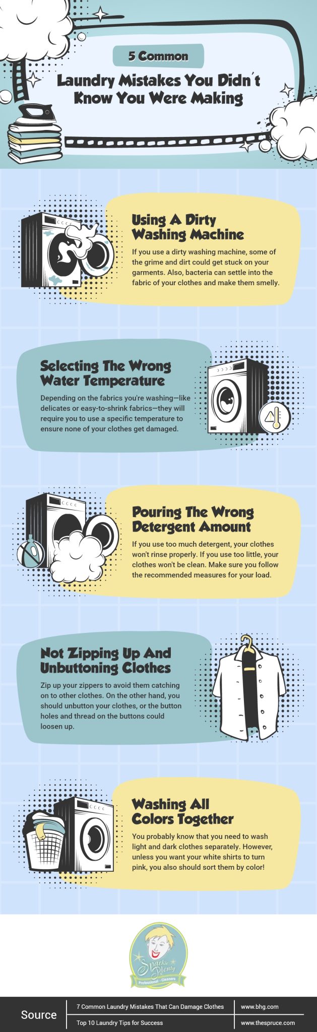 5 Common Laundry Mistakes You Didn't Know You Were Making